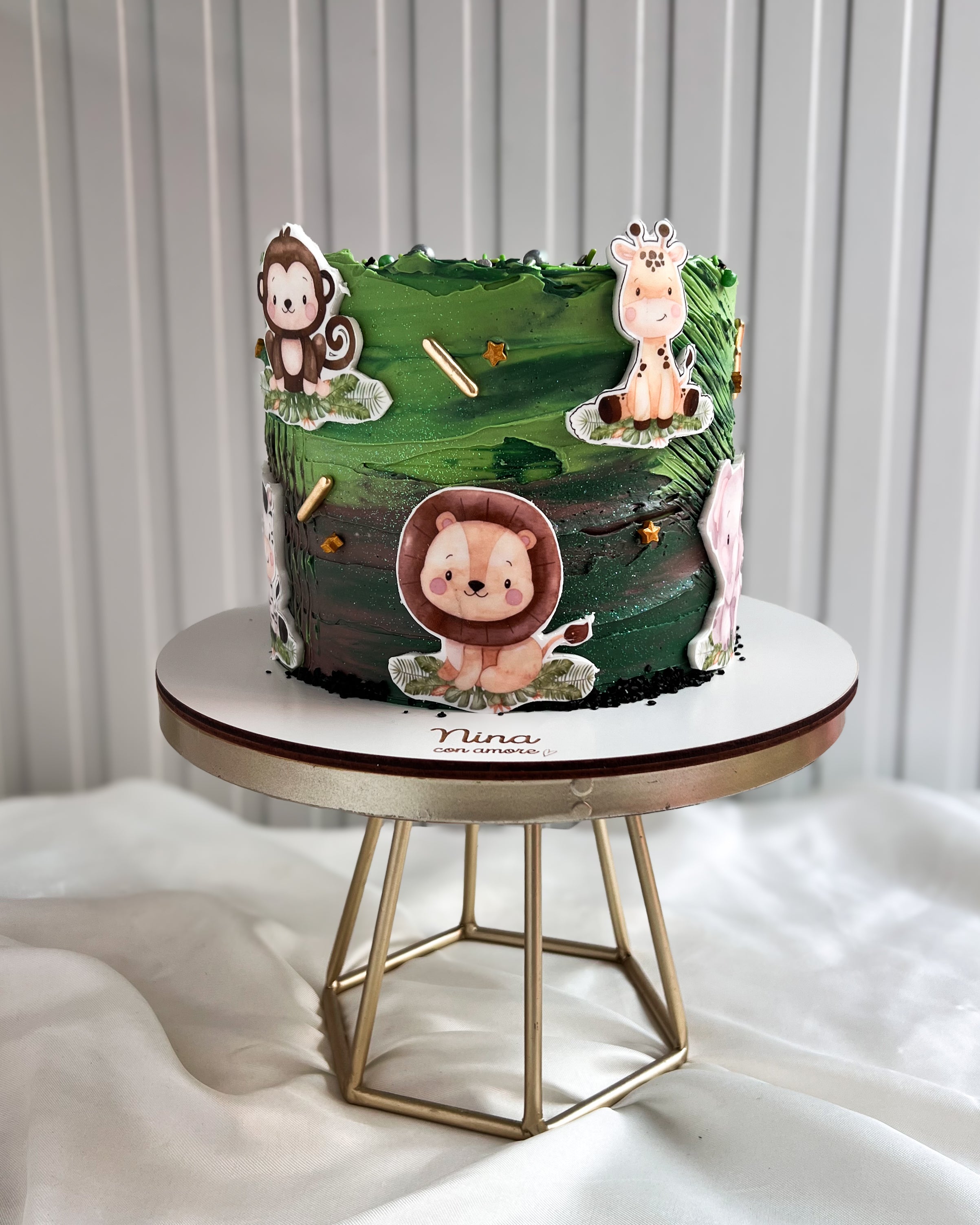ANIMALES DE LA SELVA CAKE - VERDE – ninaconamore